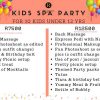 Popular spa party packages for teens / kids - Reconnect Day Spa