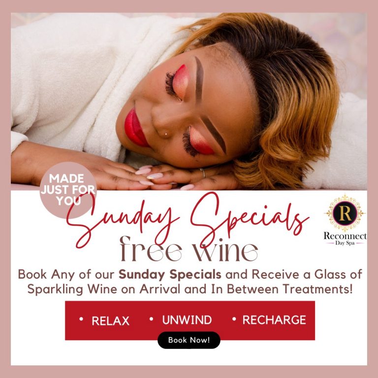 3 Best Sunday Spa Specials Package Deals - Reconnect Day Spa