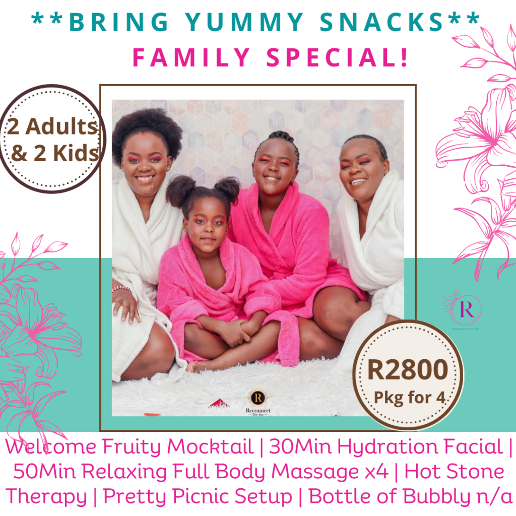 Mom and daughter spa package / son under 10 : Best Selling special