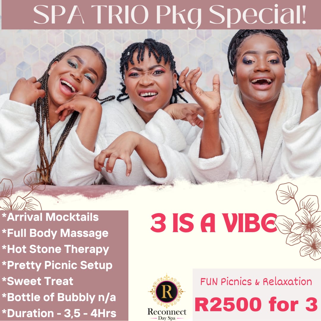 Spa Trio Pkg special - Reconnect Day Spa